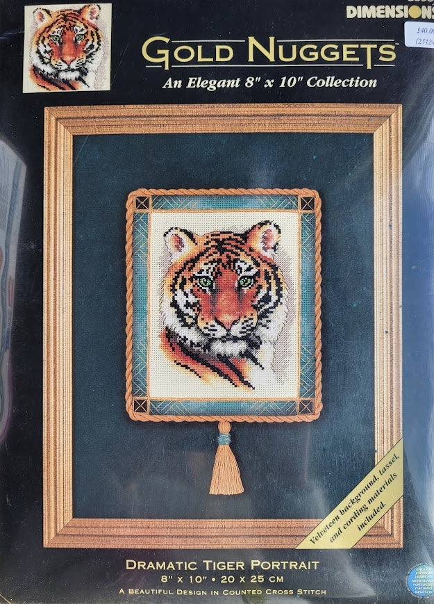 Leopard Cub - DMC vintage kit - consignment – The Stitcher's Muse Needleart
