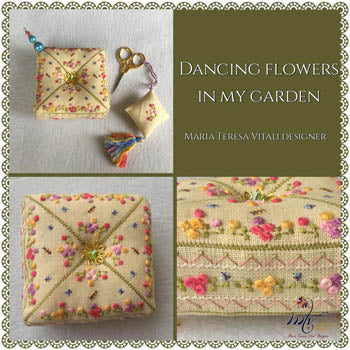 Dancing Flowers in my Garden pattern – The Stitcher's Muse Needleart