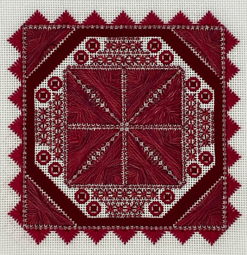 Garnet canvaswork chart – The Stitcher's Muse Needleart